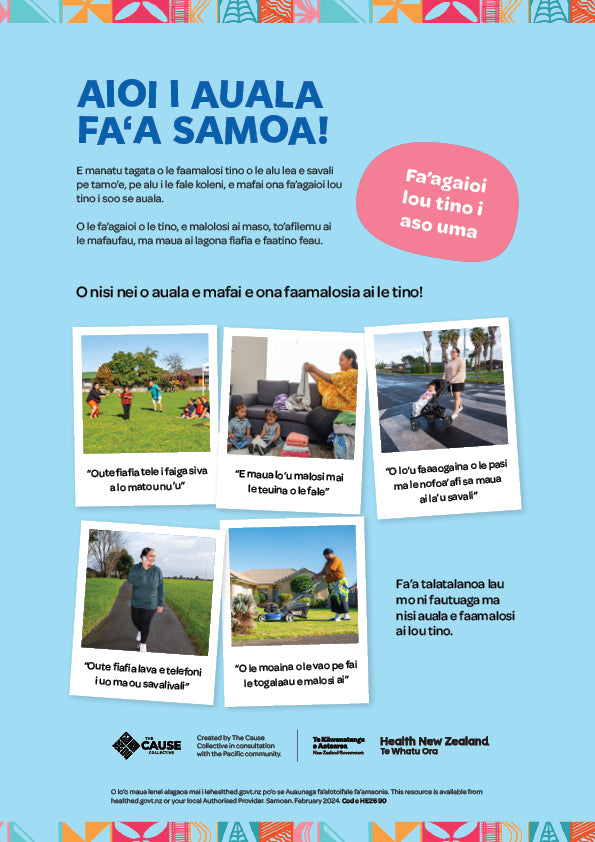 Aioi i auala fa'a Samoa! Move the Pasifika way! Samoan HE2690 – HealthEd