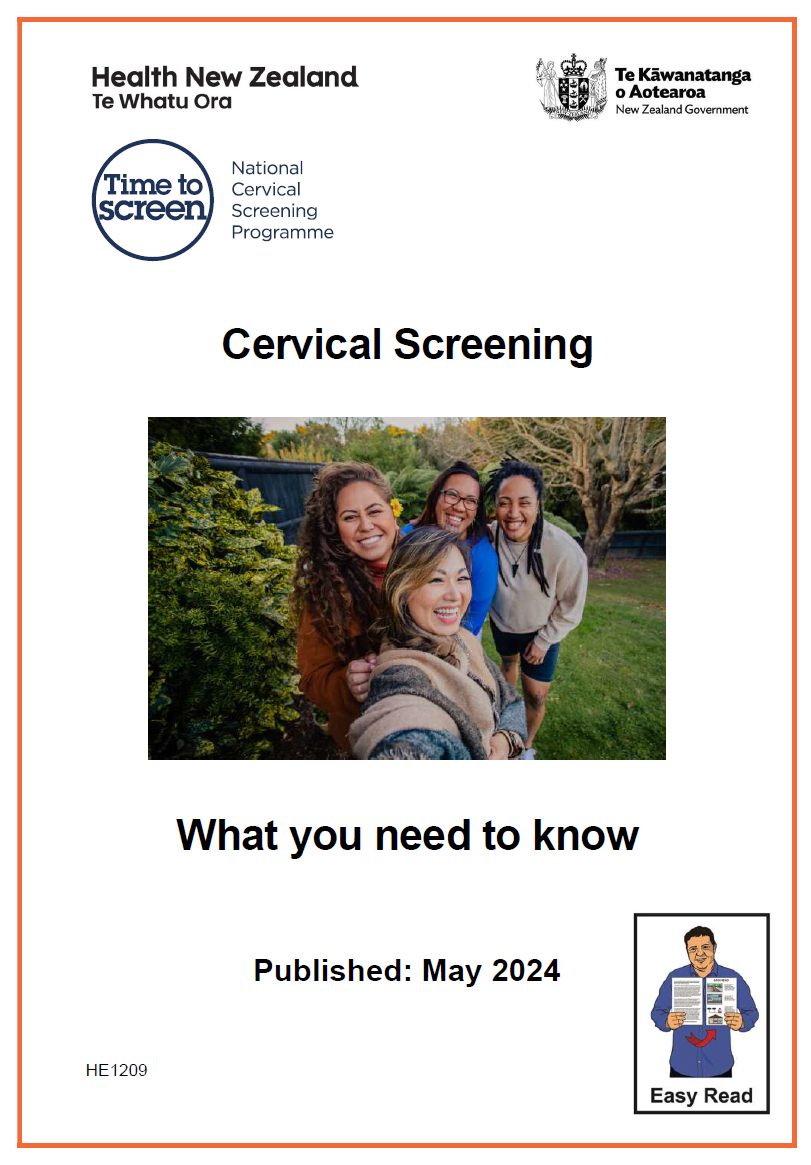 Cervical screening: what you need to know Easy Read HE1209 – HealthEd