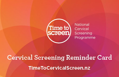 Cervical Screening Reminder Card - HE1912 – HealthEd