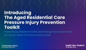 Aged Residential Care Pressure Injury Prevention toolkit – HealthEd
