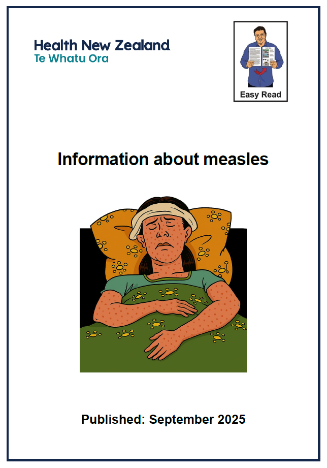 Measles - information sheet - Easy Read - HE8129 – HealthEd