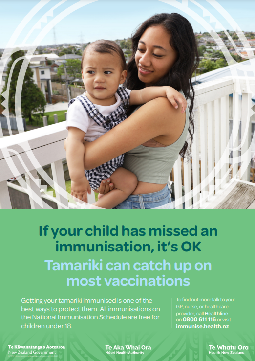 Childhood immunisations catch up poster - NIP8717 – HealthEd