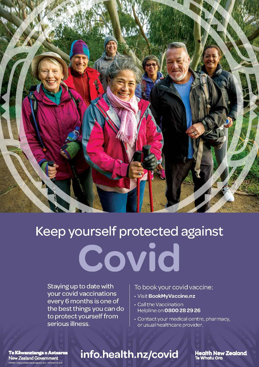 Keep yourself protected against covid A3 poster - NIP8921 – HealthEd