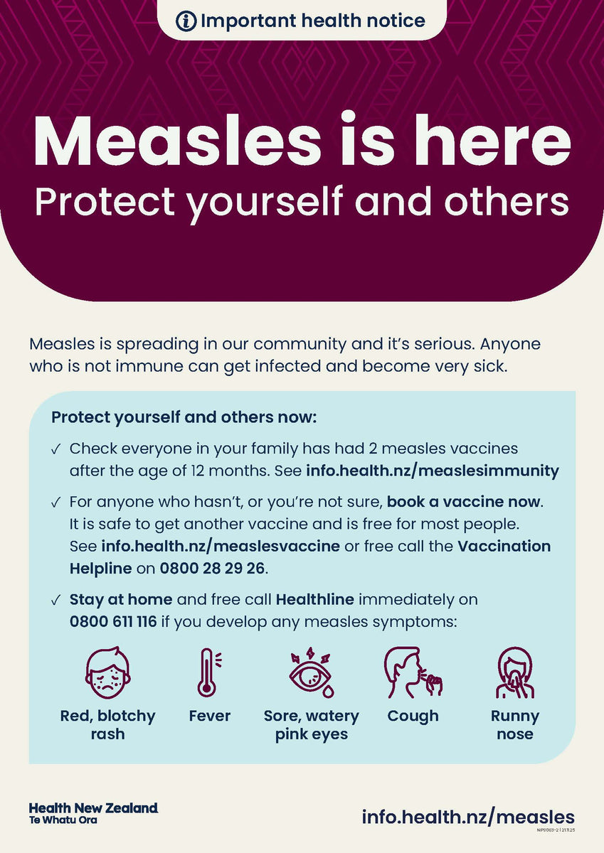 Measles is here - Protect yourself and others - NIP9063-2 – HealthEd