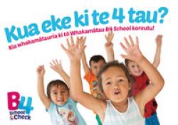 B4 School Check Promotional Card all regions - te reo Māori version ...