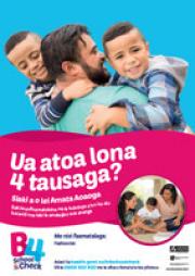 B4 School Check Promotional A4 Poster non-Auckland region - Samoan ver ...