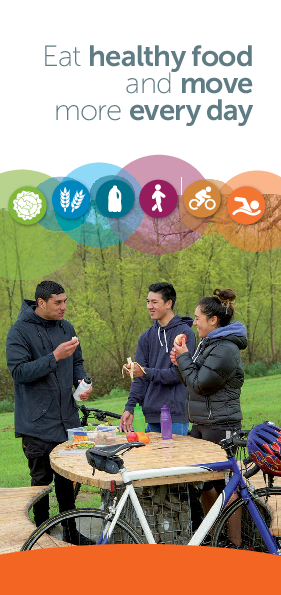 Eat healthy food and move more every day - HE1333 – HealthEd