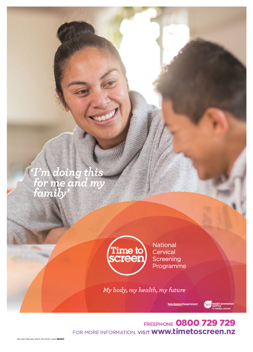 Cervical Screening - Pacific (English version) - HE1823 – HealthEd
